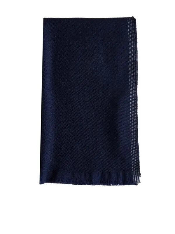Brunello Cucinelli Wool And Cashmere Scarf - Multicolor