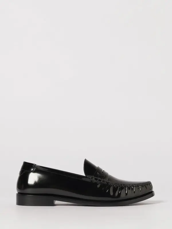 Saint Laurent Le Loafer Brushed Leather Loafers - Black