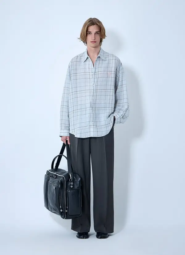 Acne Studios Plaid Button-up Shirt