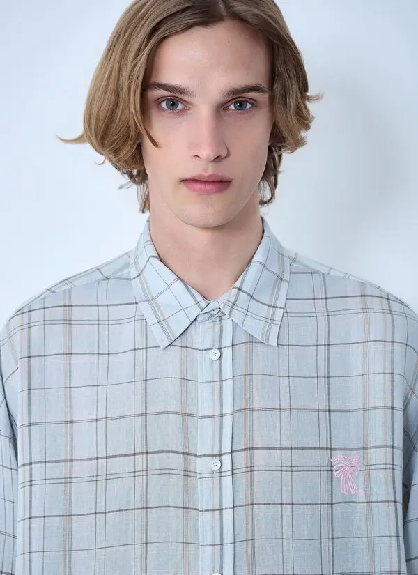 Acne Studios Plaid Button-up Shirt
