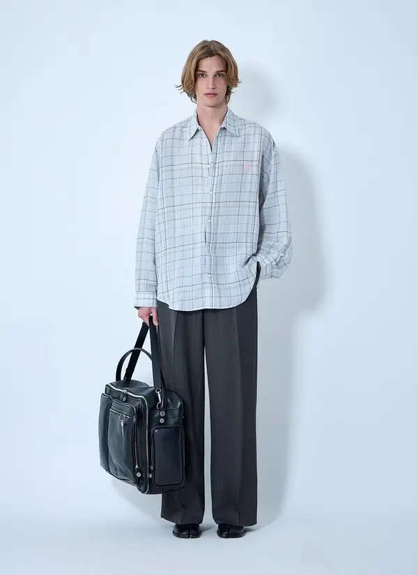 Acne Studios Plaid Button-up Shirt