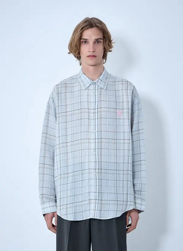 Acne Studios Plaid Button-up Shirt