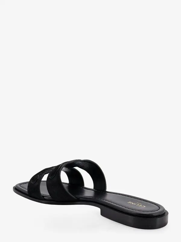 Celine Marina Suede Sandals With Triomphe Logo