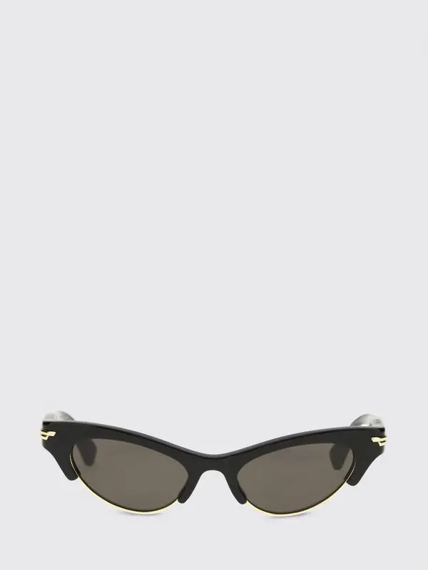 Bottega Veneta Angle Acetate Sunglasses - Black