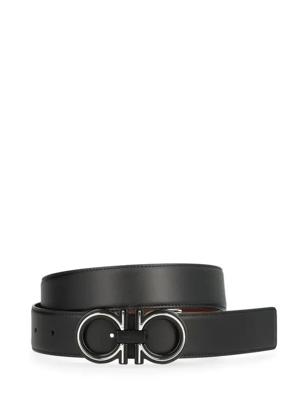 FERRAGAMO Reversible Gancino Belt - Multicolor