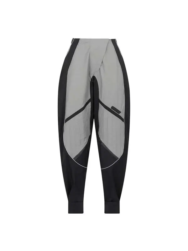 Attico Paneled Balloon Trousers - Black