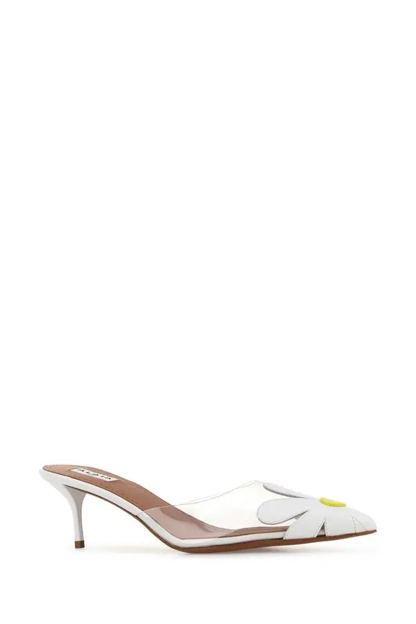Alaïa Pvc And Leather Mules