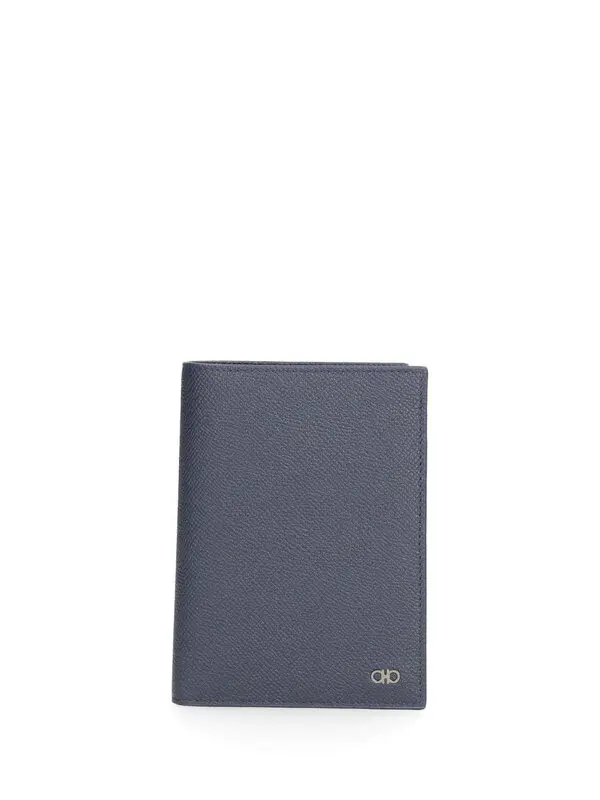 FERRAGAMO Gancini Compact Wallet - Blue