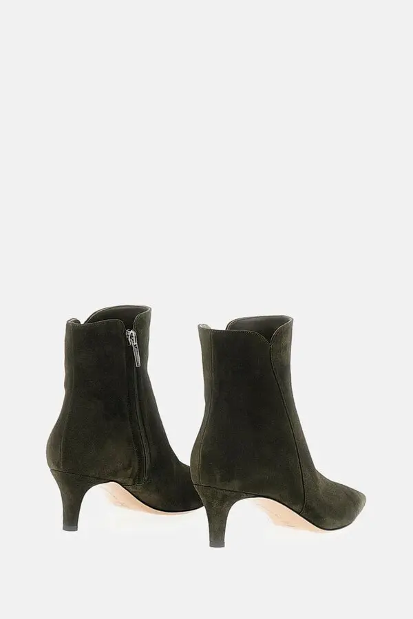 GIANVITO ROSSI Levy 55 Suede Ankle Boots - Multicolor