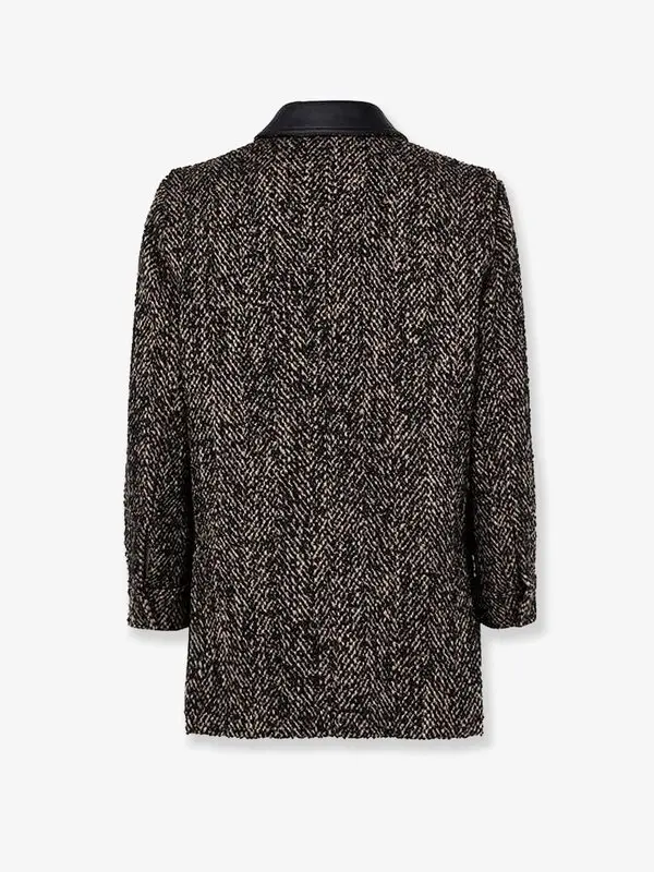 Max Mara Angio Virgin Wool Coat - Multicolor