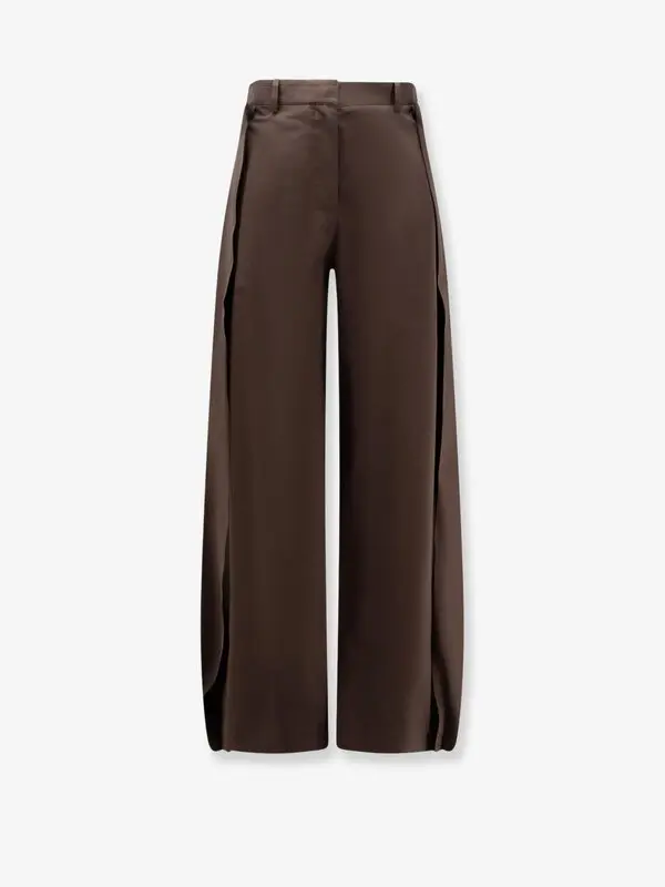Loewe Cotton And Silk Blend Trousers