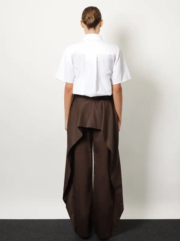 Loewe Cotton And Silk Blend Trousers