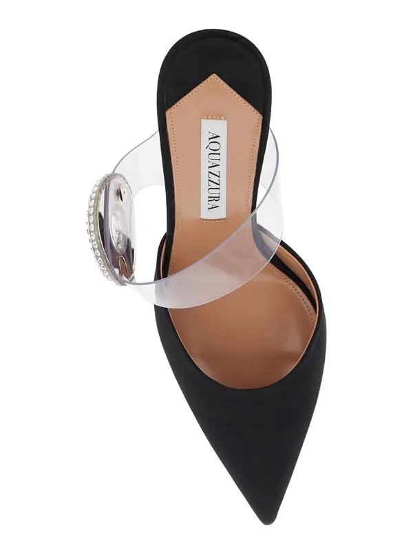 AQUAZZURA Suede Slingback Mules - Multicolor