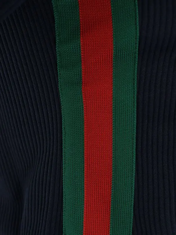 Gucci Lightweight Ribbed Cotton Jersey Sweatshirt - Multicolor