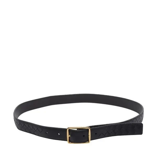 Bottega Veneta Reverso Belt - Black