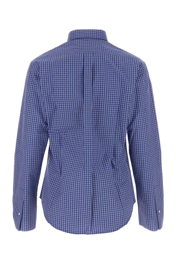 Miu Miu Embroidered Poplin Shirt