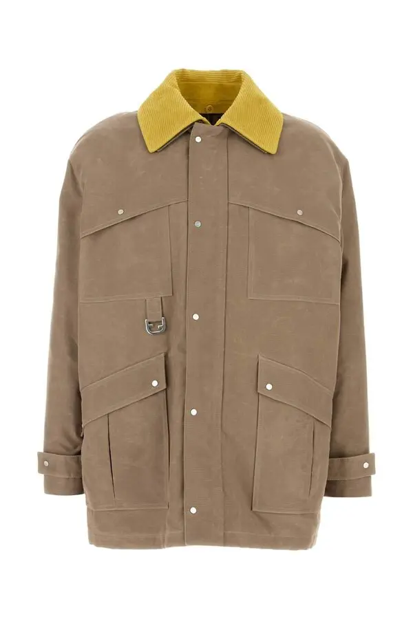 Fendi Canvas Coat - Brown