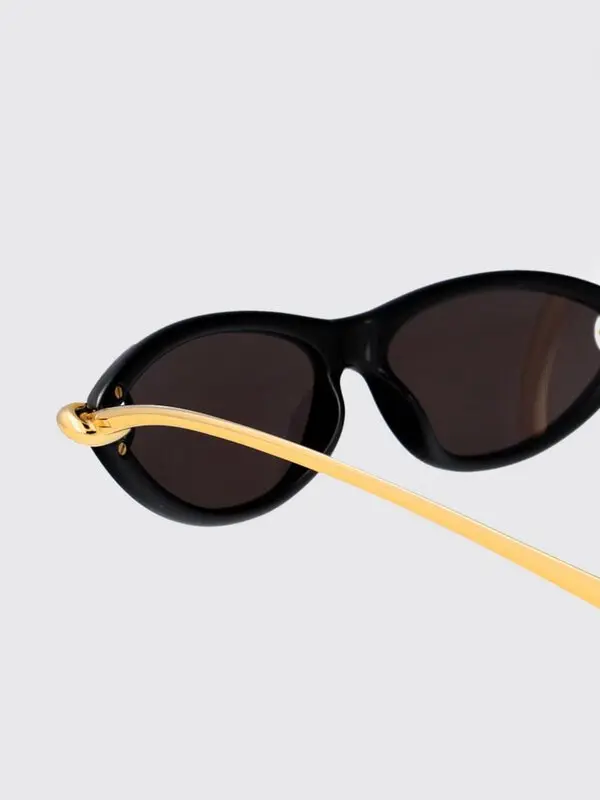 Bottega Veneta Knot Metal And Acetate Sunglasses - Black