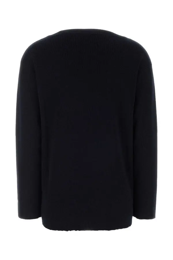 Miu Miu Navy Wool Oversize Sweater