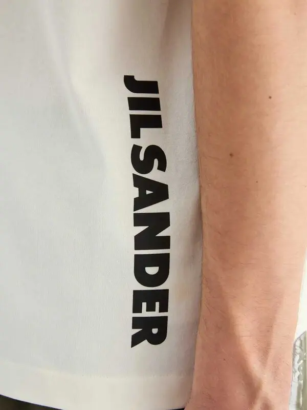 JIL SANDER Crew-neck T-shirt With Printed Logo