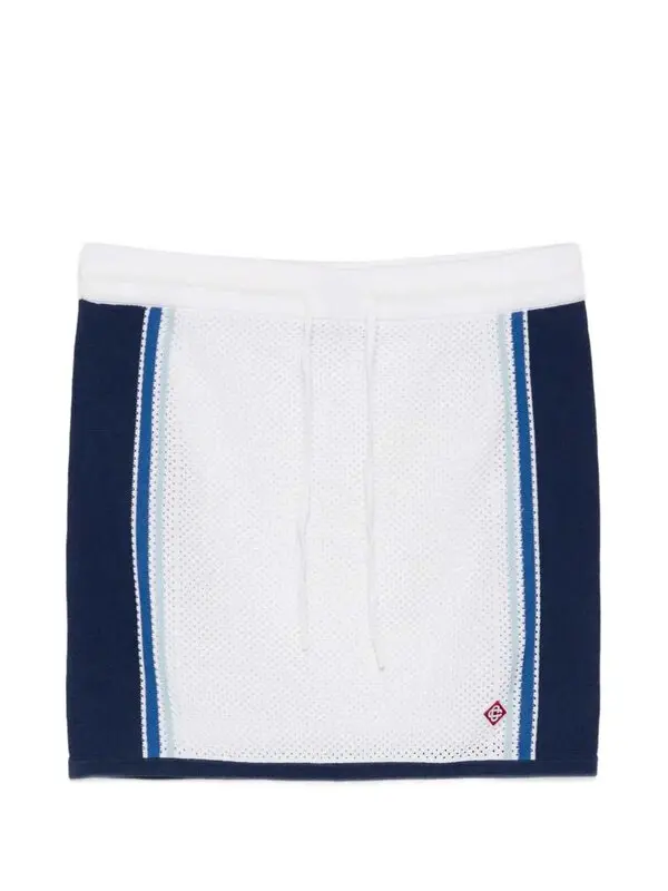 Casablanca Mesh Skirt With Drawstring