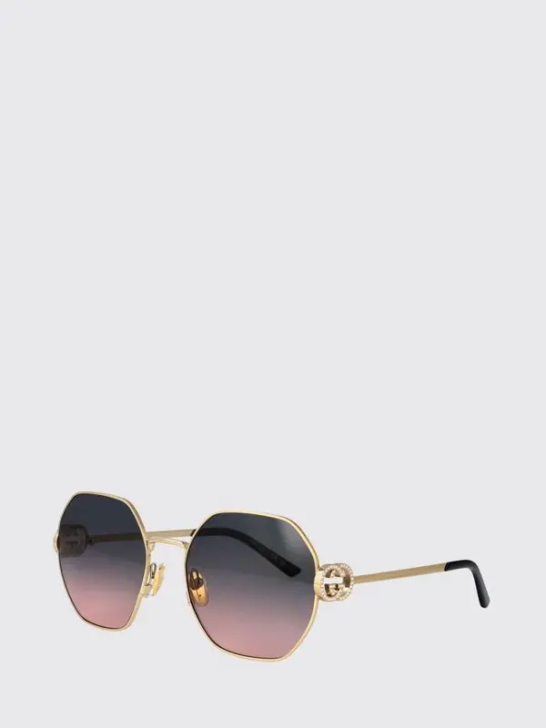 Gucci Gg2046s Metal Sunglasses - Brown