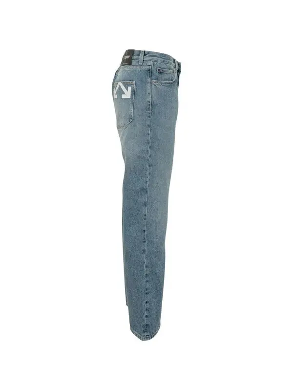 Off-White Half Arrow` Slim Relax Jeans