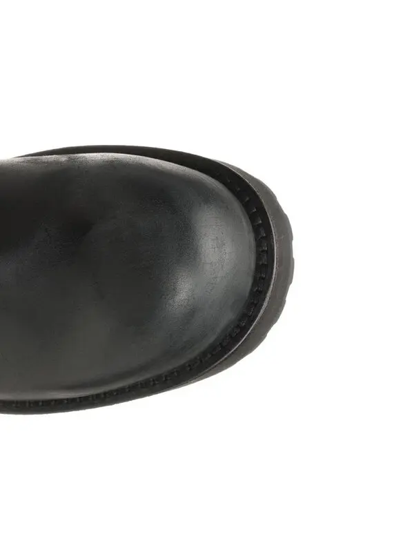 Balenciaga Venom Leather Boots - Black
