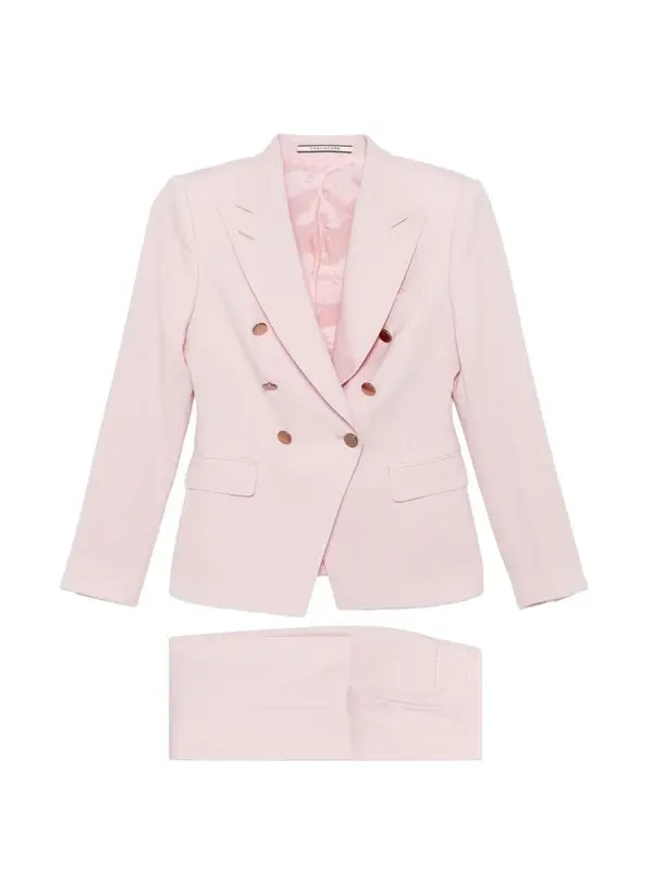Tagliatore Wool Double-breasted Suit - Multicolor