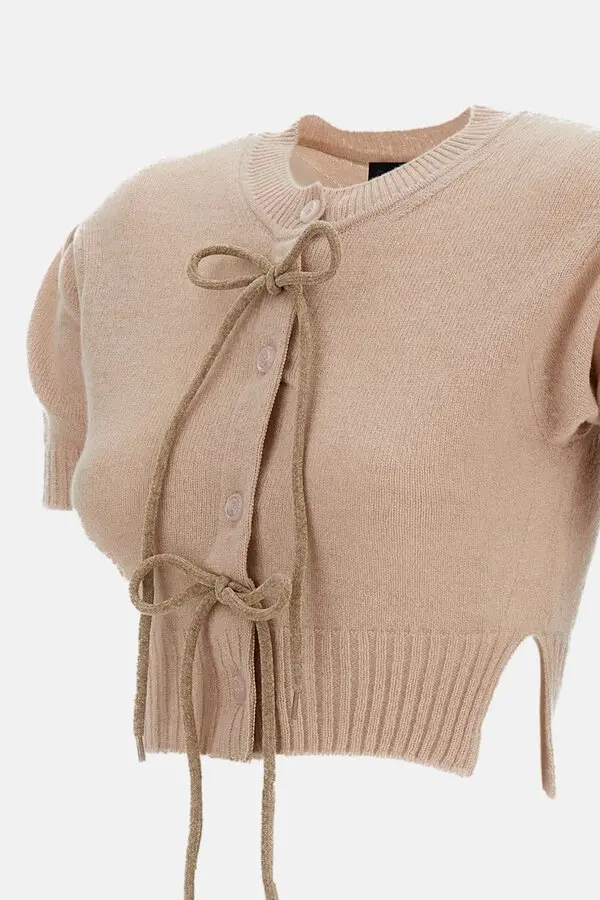 Simone Rocha Cropped Cashmere Cardigan