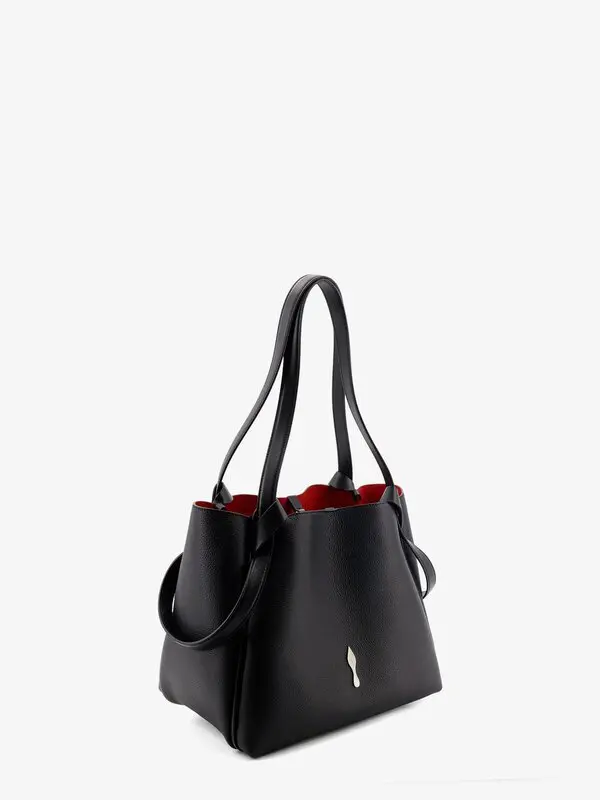 CHRISTIAN LOUBOUTIN Bettina Leather Shoulder Bag - Black