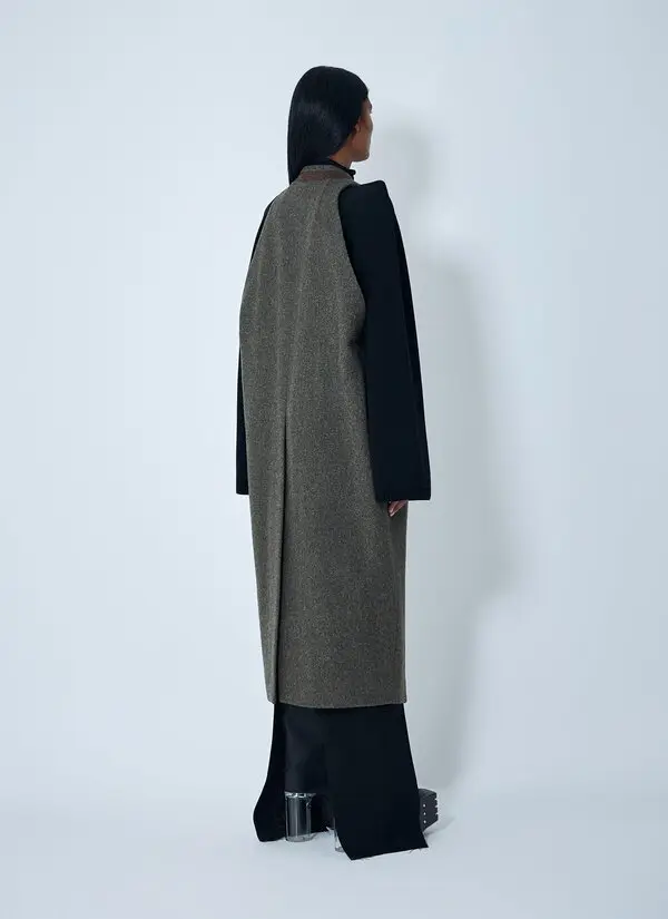 Rick Owens Wool Draped Waistcoat