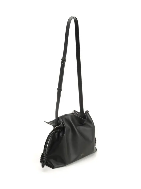 Loewe Medium Flamenco Clutch Bag - Black