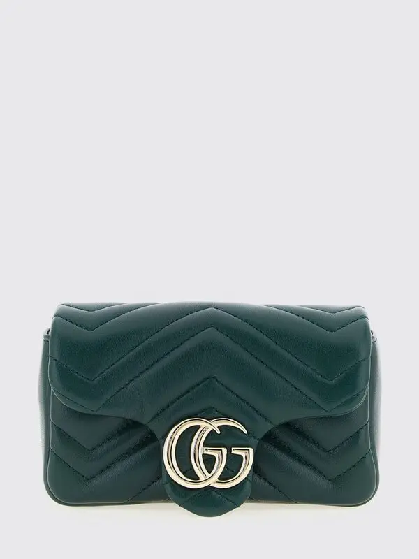 Gucci Gg Marmont Matelasse Nappa Leather Bag - Green