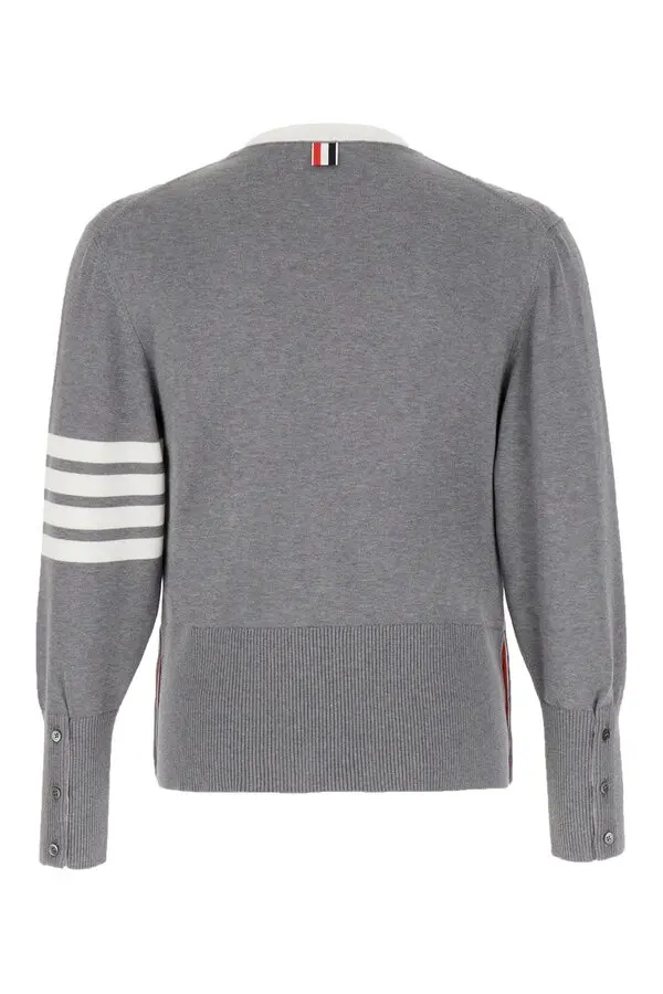 Thom Browne Ribbed Knitwear Pullover - Multicolor