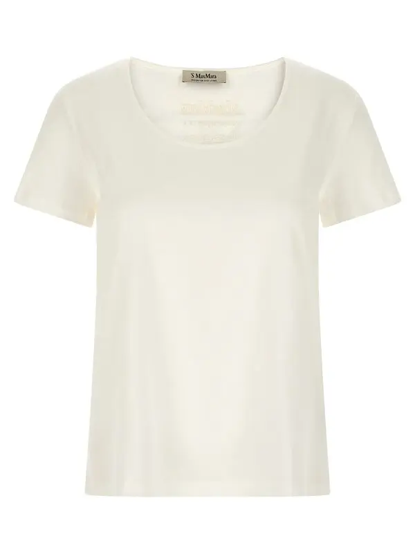 Max Mara Cotton Jersey T-shirt - White