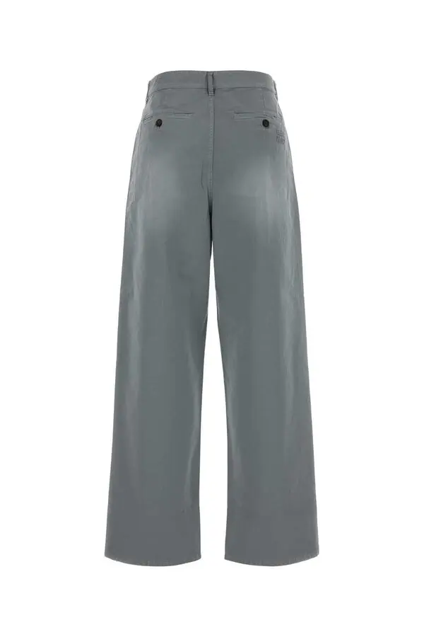 Miu Miu Grey Twill Pant