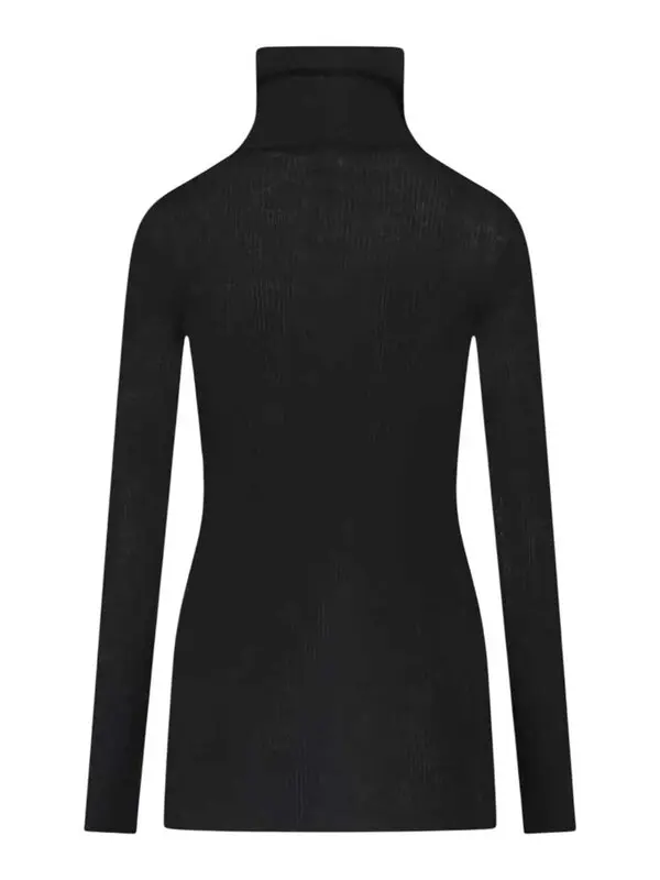 Rick Owens Long Sleeve Tube Sweater - Black