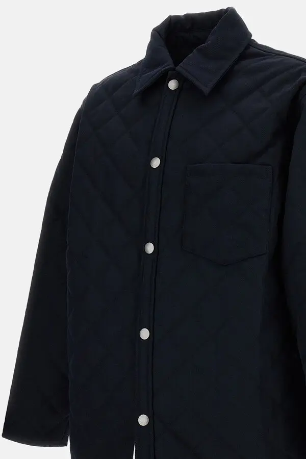 A.p.c. Georges Quilted Wool Blend Jacket