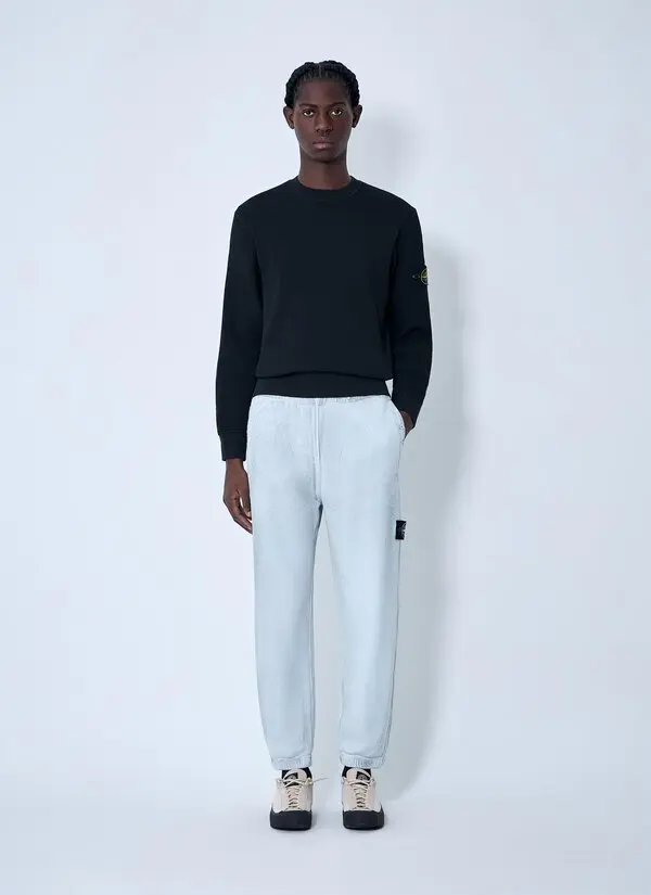 Stone Island Logo Patch Sweater - Black