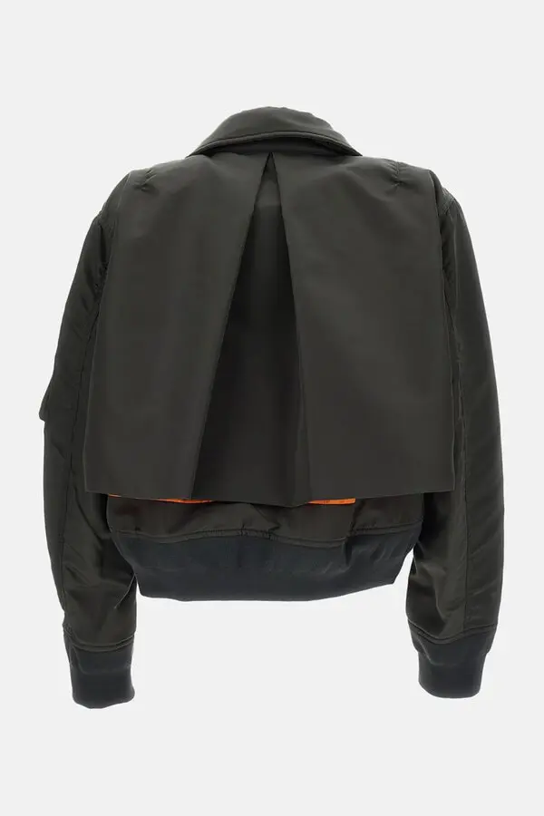 Sacai Nylon Twill Double-layer Blouson Jacket - Multicolor