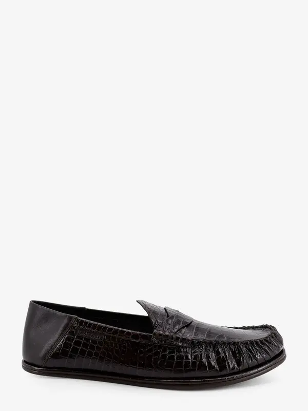TOM FORD Crocodile-print Leather Loafers - Multicolor