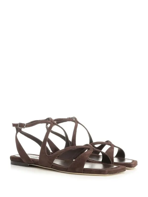JIMMY CHOO Ayla Flat - Brown