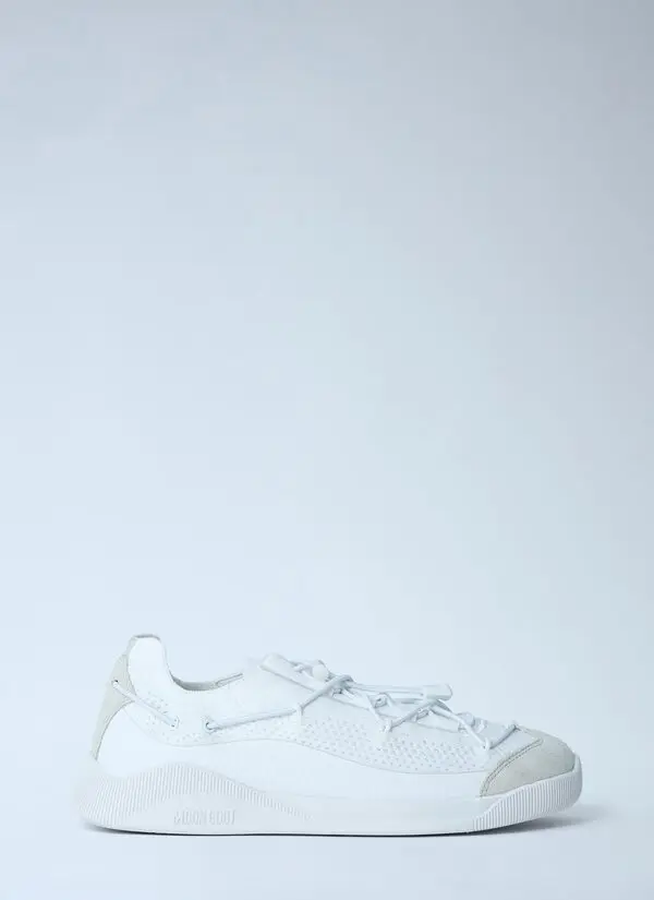 Moon Boot Mb Moonlight Mesh Panel Sneakers - White