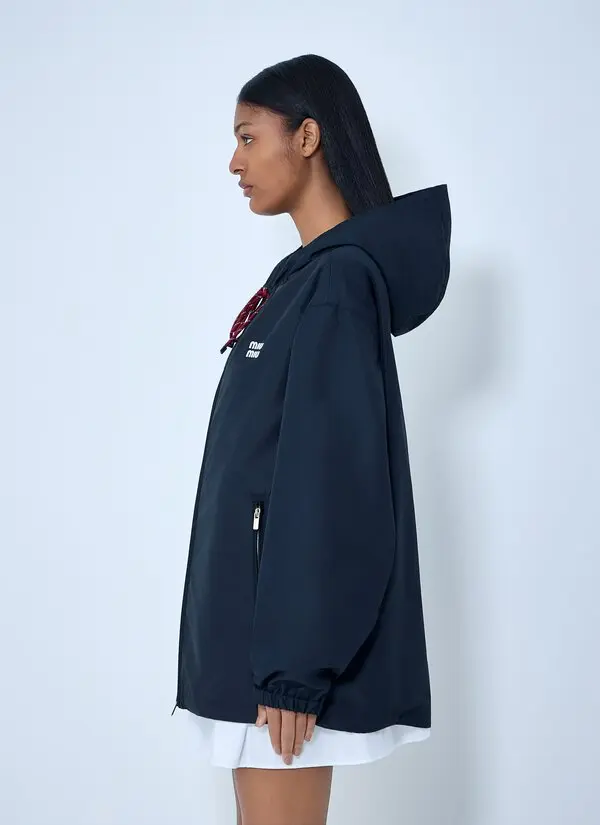 Miu Miu Hooded Zip Jacket
