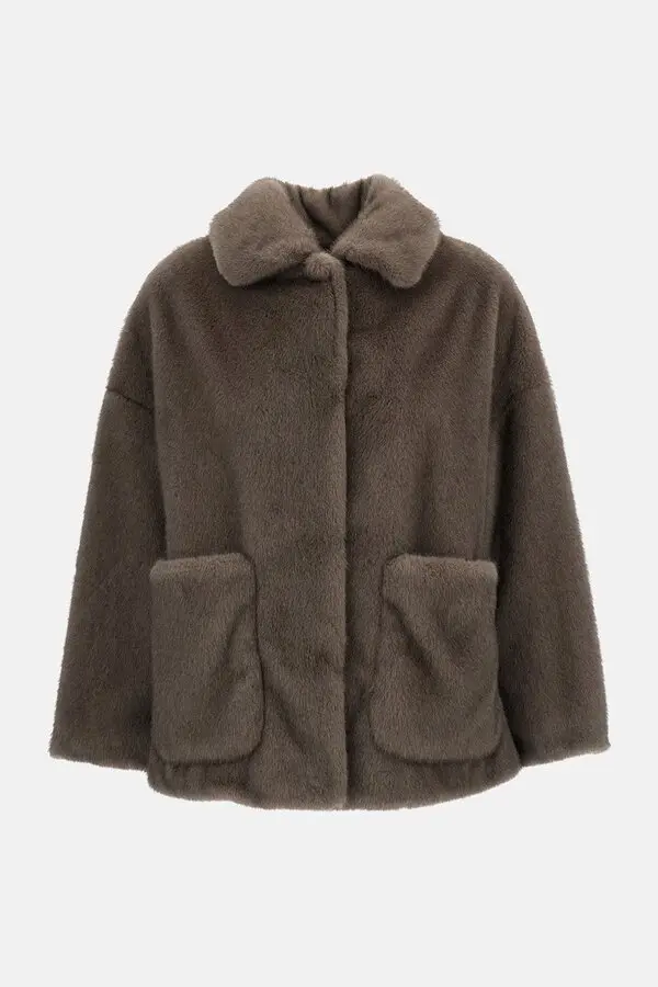 Herno Faux Fur Jacket - Multicolor
