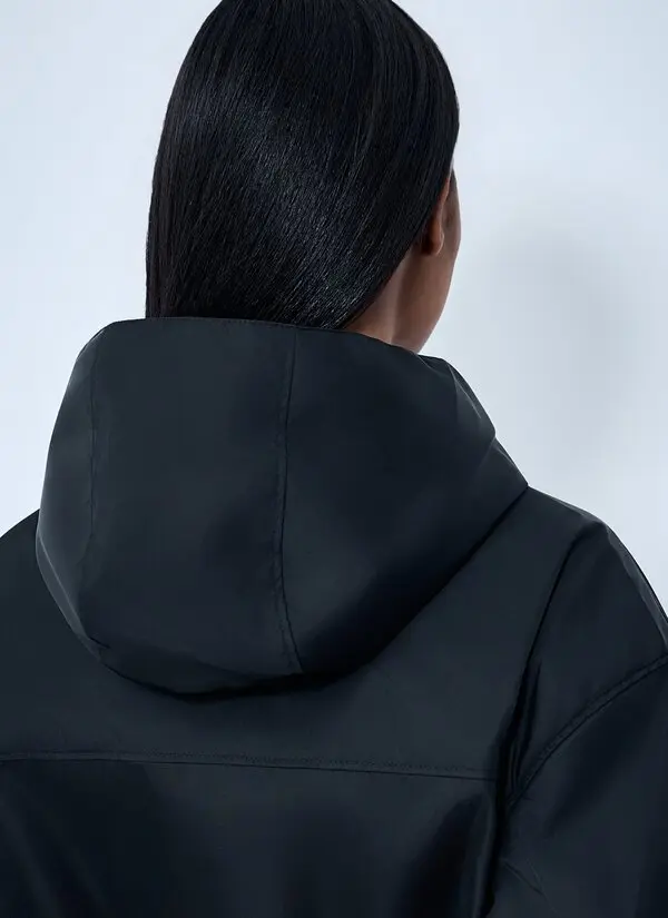 Prada Re-nylon Hooded Belted Anorak Jacket