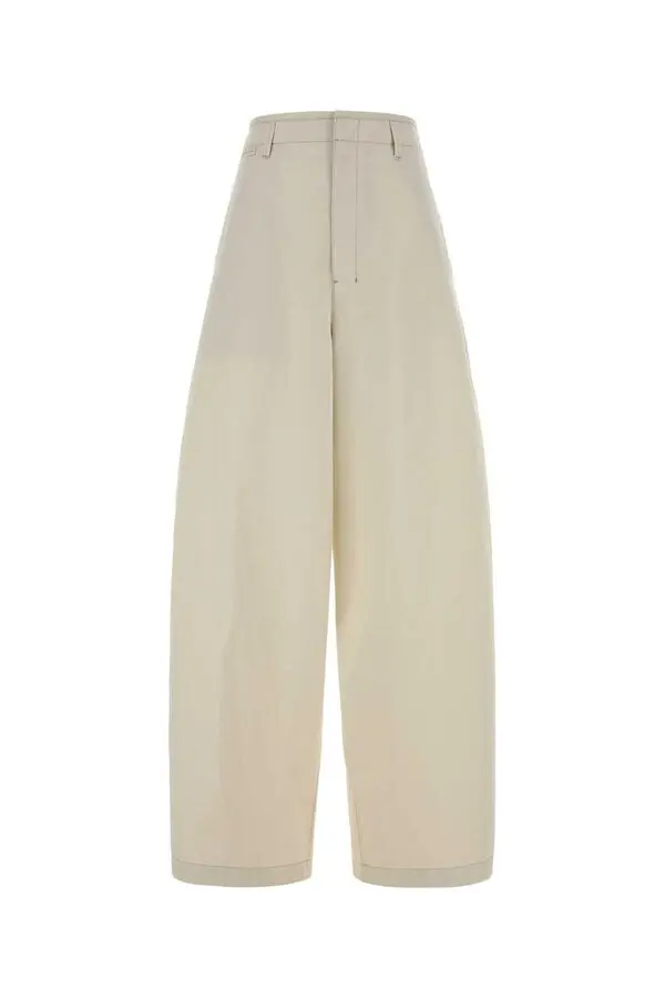LEMAIRE Cotton Wide-leg Pant - White