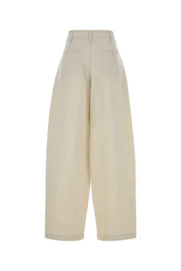 LEMAIRE Cotton Wide-leg Pant - White