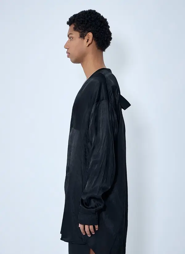 Rick Owens Oversized V-neck Shirt